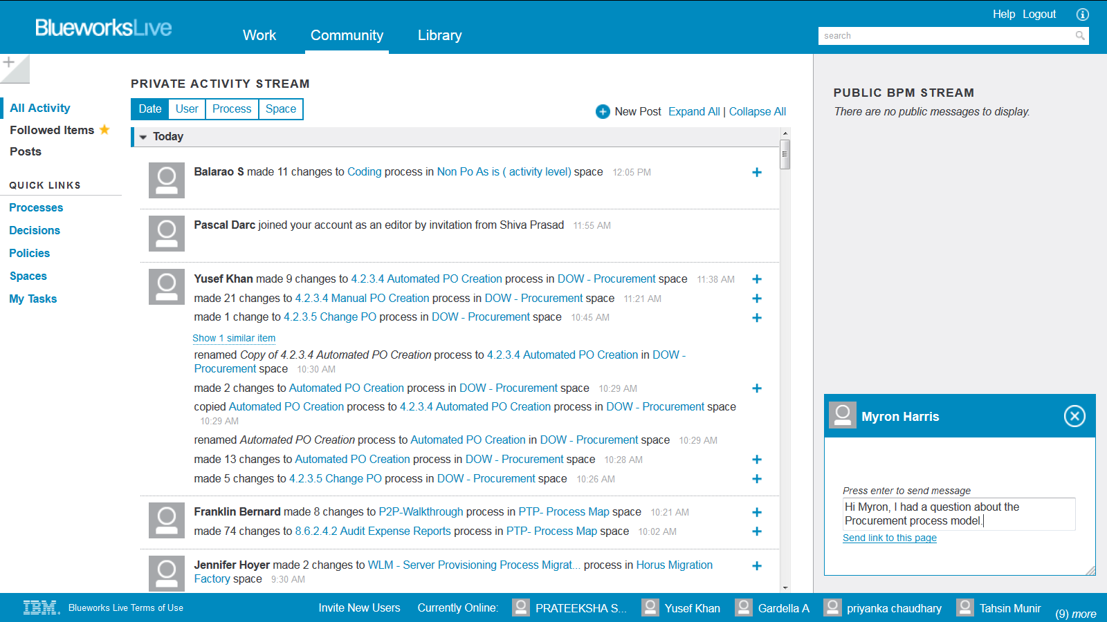 Enterprise Application Integration: IBM Blueworks Live Overview