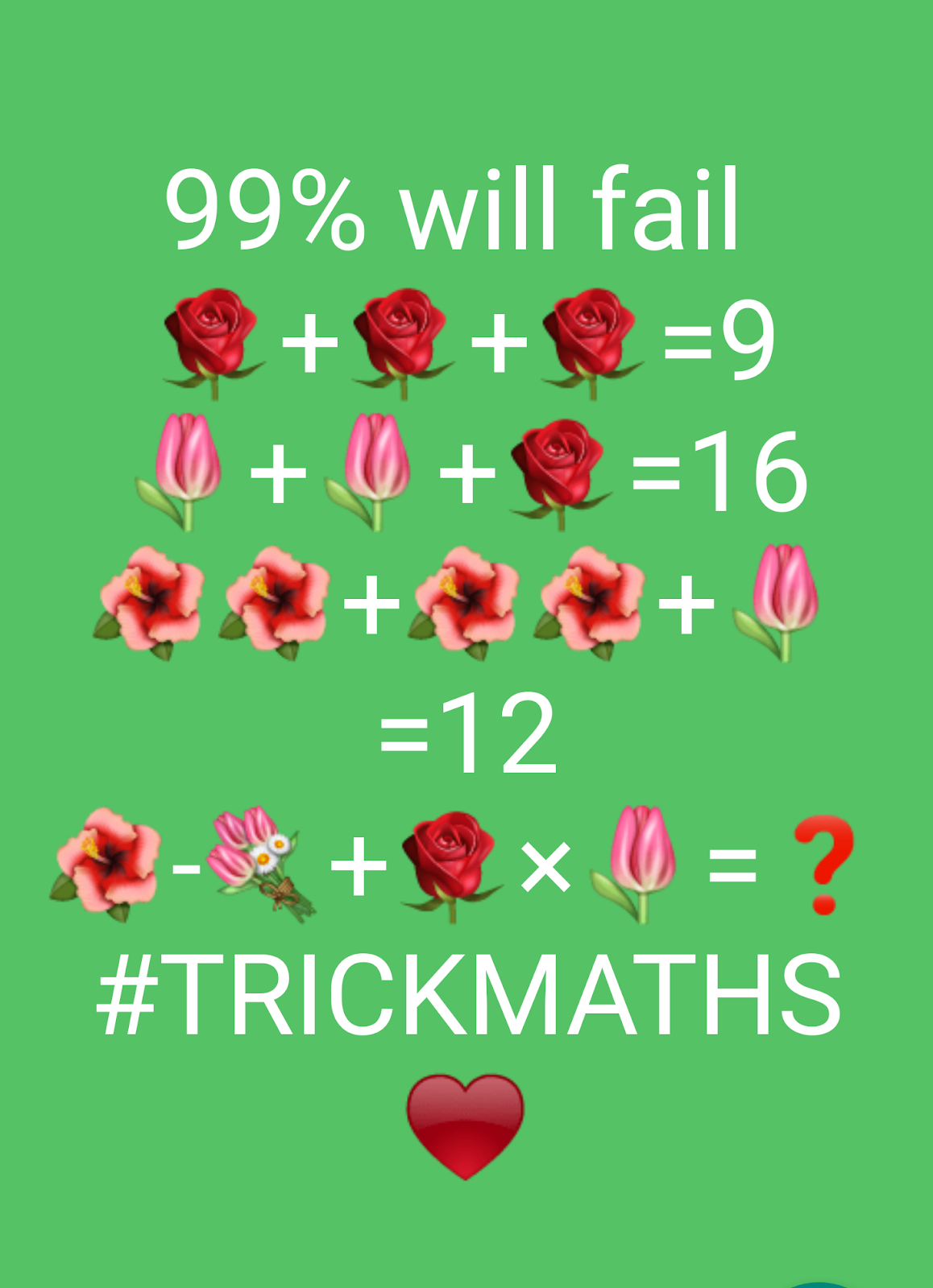 The tricky Valentine's Day flower Puzzle: Can you solve?