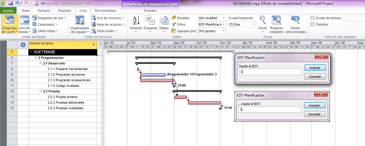 FORO DE PROJECT project forum 项目论坛: Crear un filtro de códigos E.D.T ...