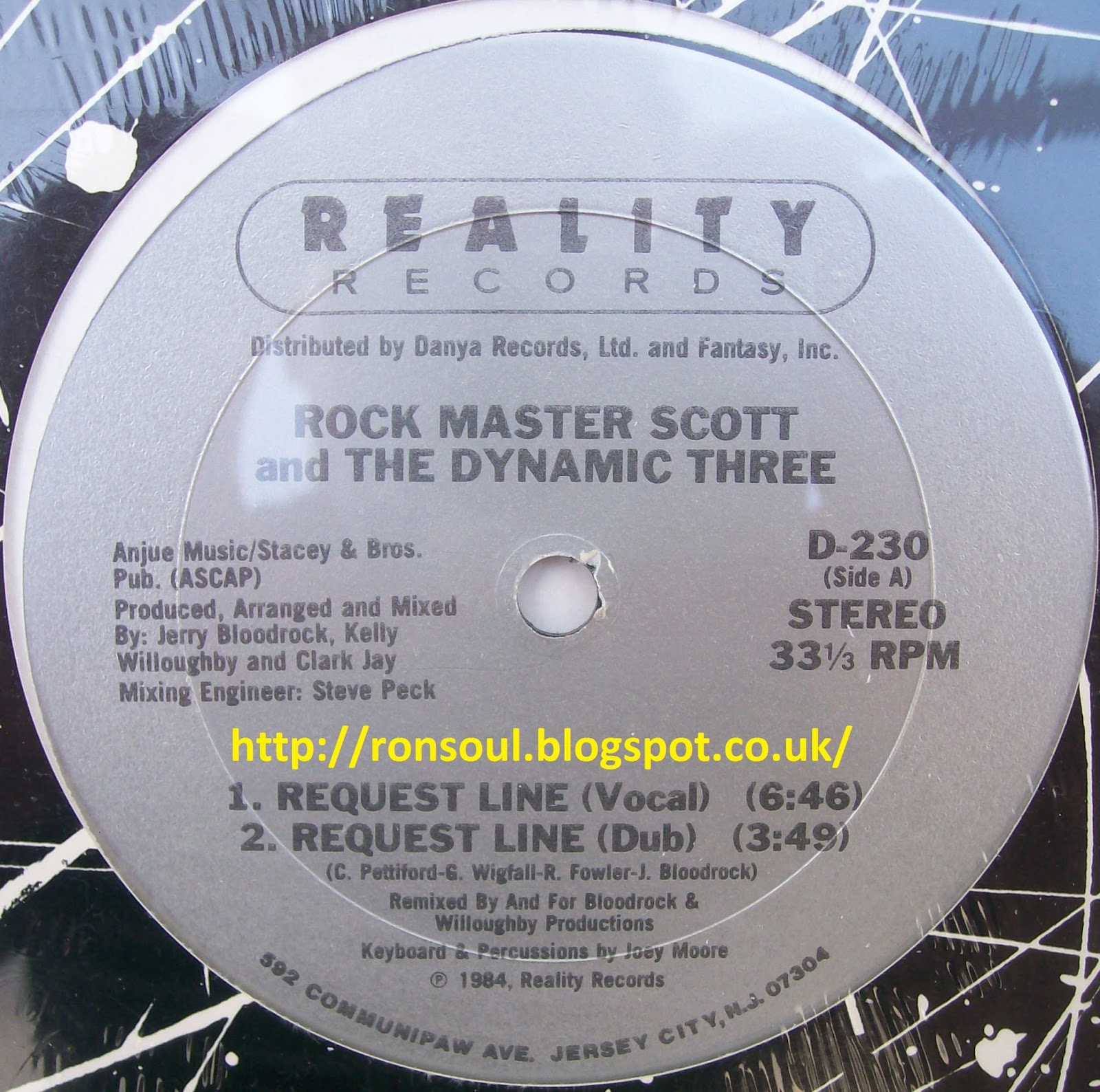Ronsoul Hip Hop Records Guide: Rock Master Scott And The Dynamic Three ...