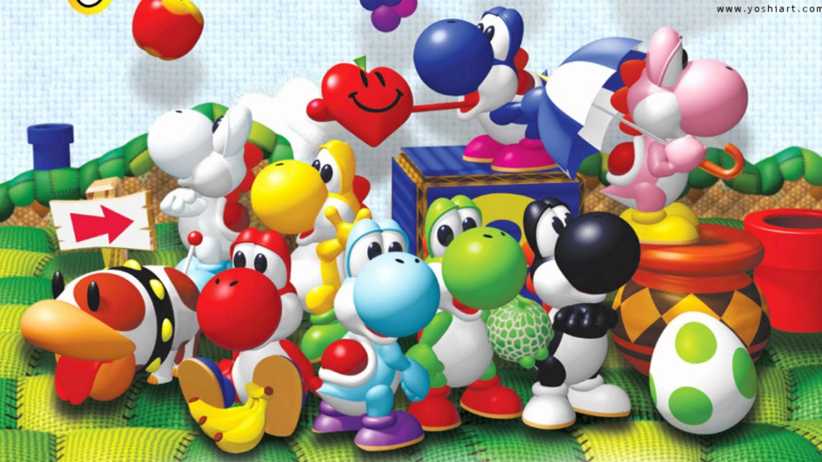 Yoshi’s Story (N64) é uma colorida aventura em busca da felicidade ...