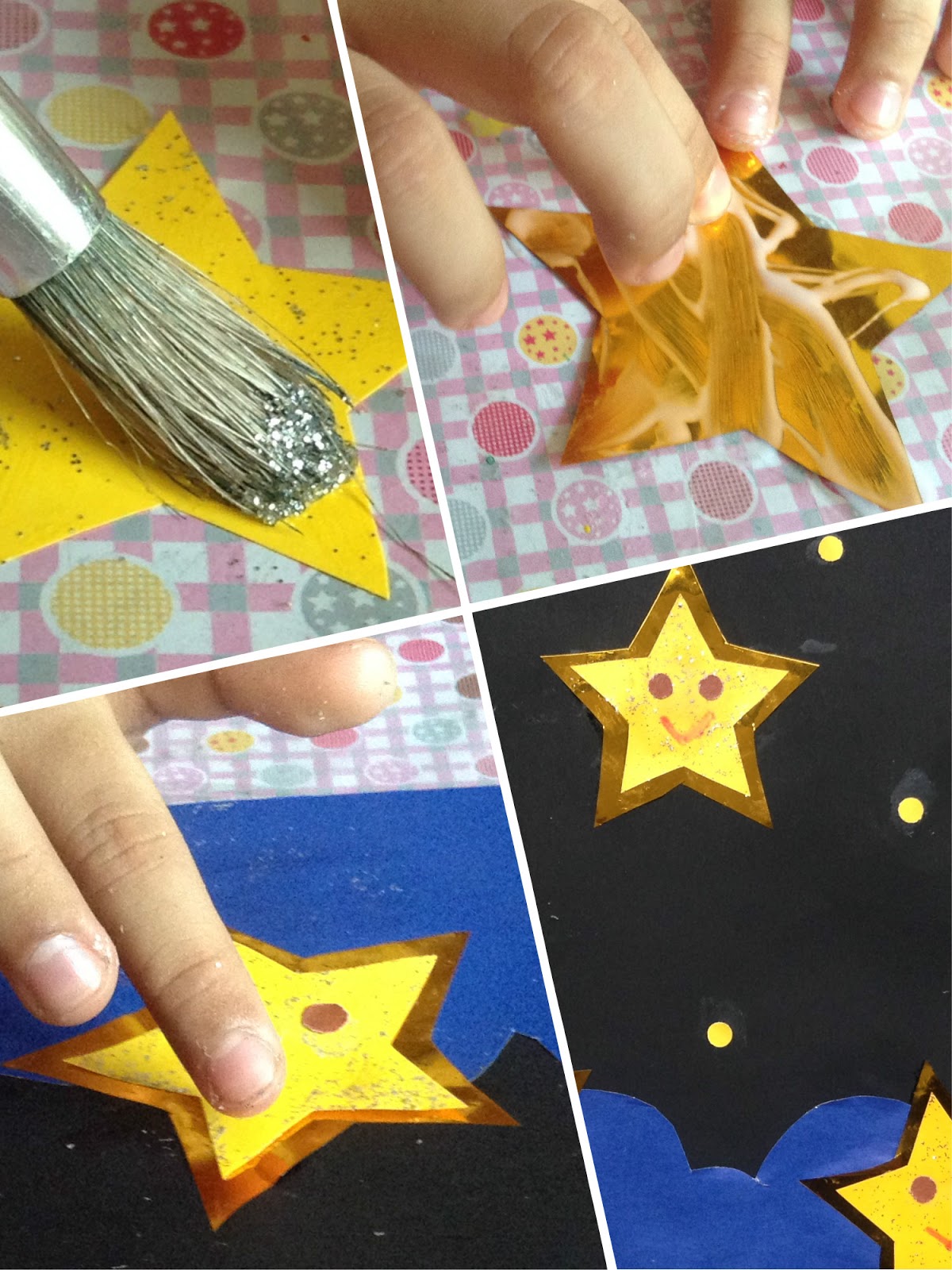 Star Craft: Glitter Paper Stars | Home Learning Art & Craft Activity