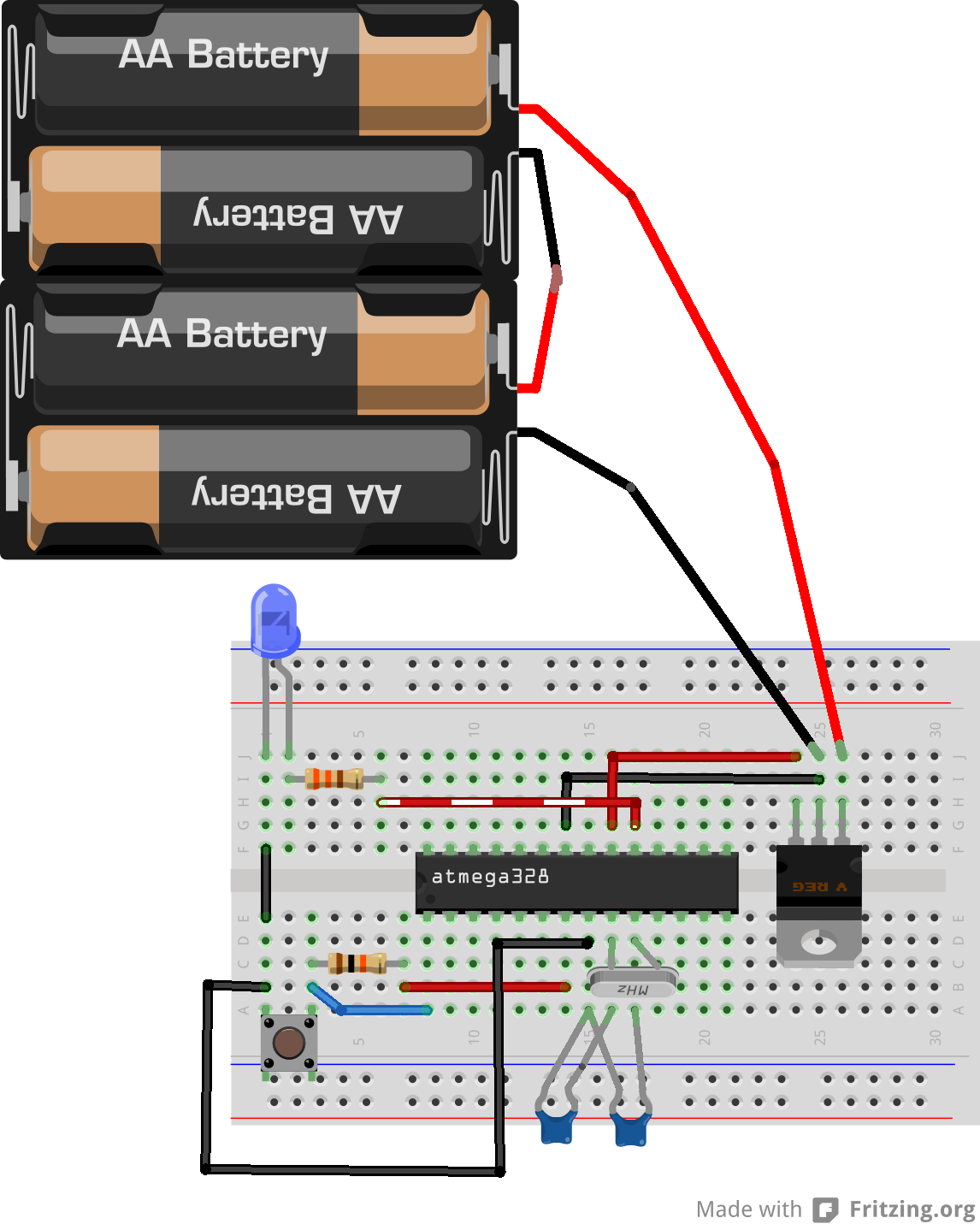 Arduino na Protoboard