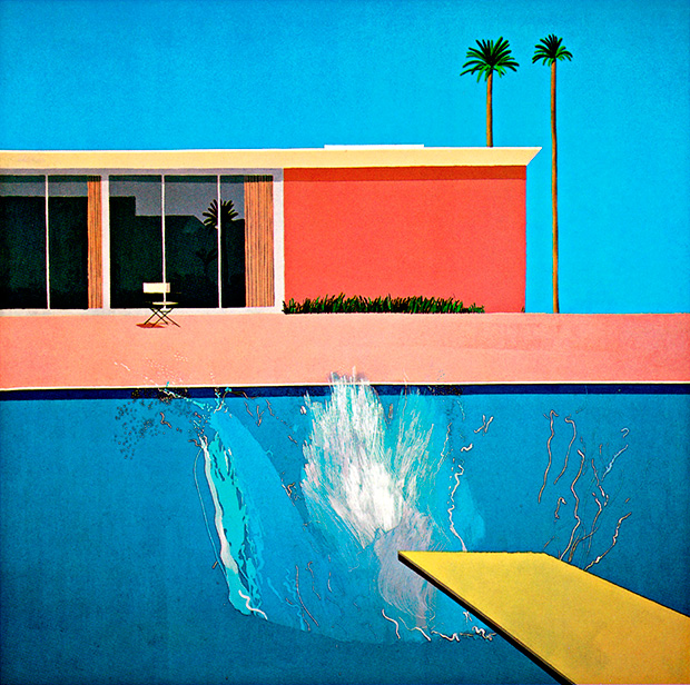 Trazas de identidad: A bigger splash de David Hockney, un comentari.