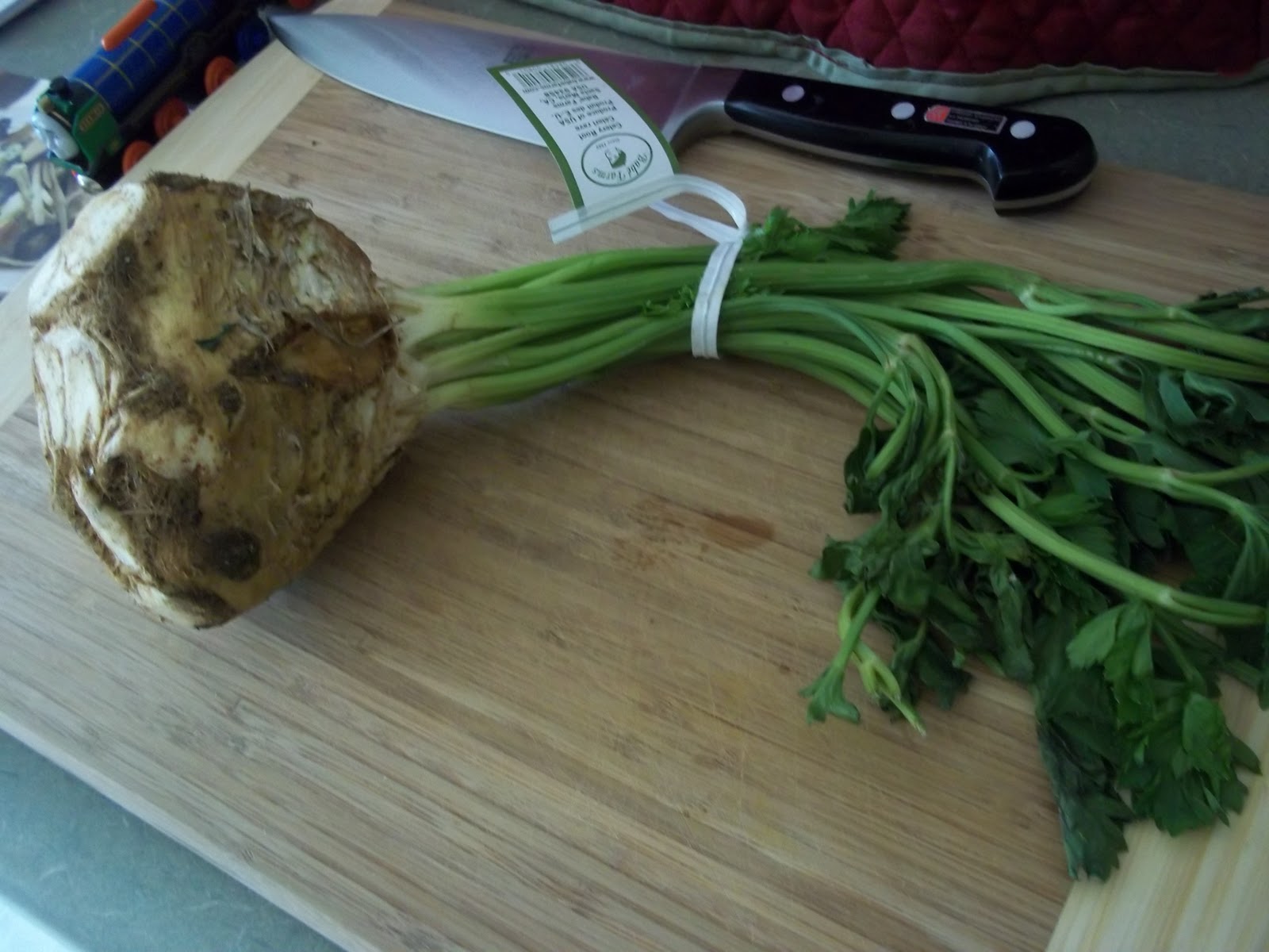 Dinner Done Yesterday: Easy-Easier-Easiest: Celery Root
