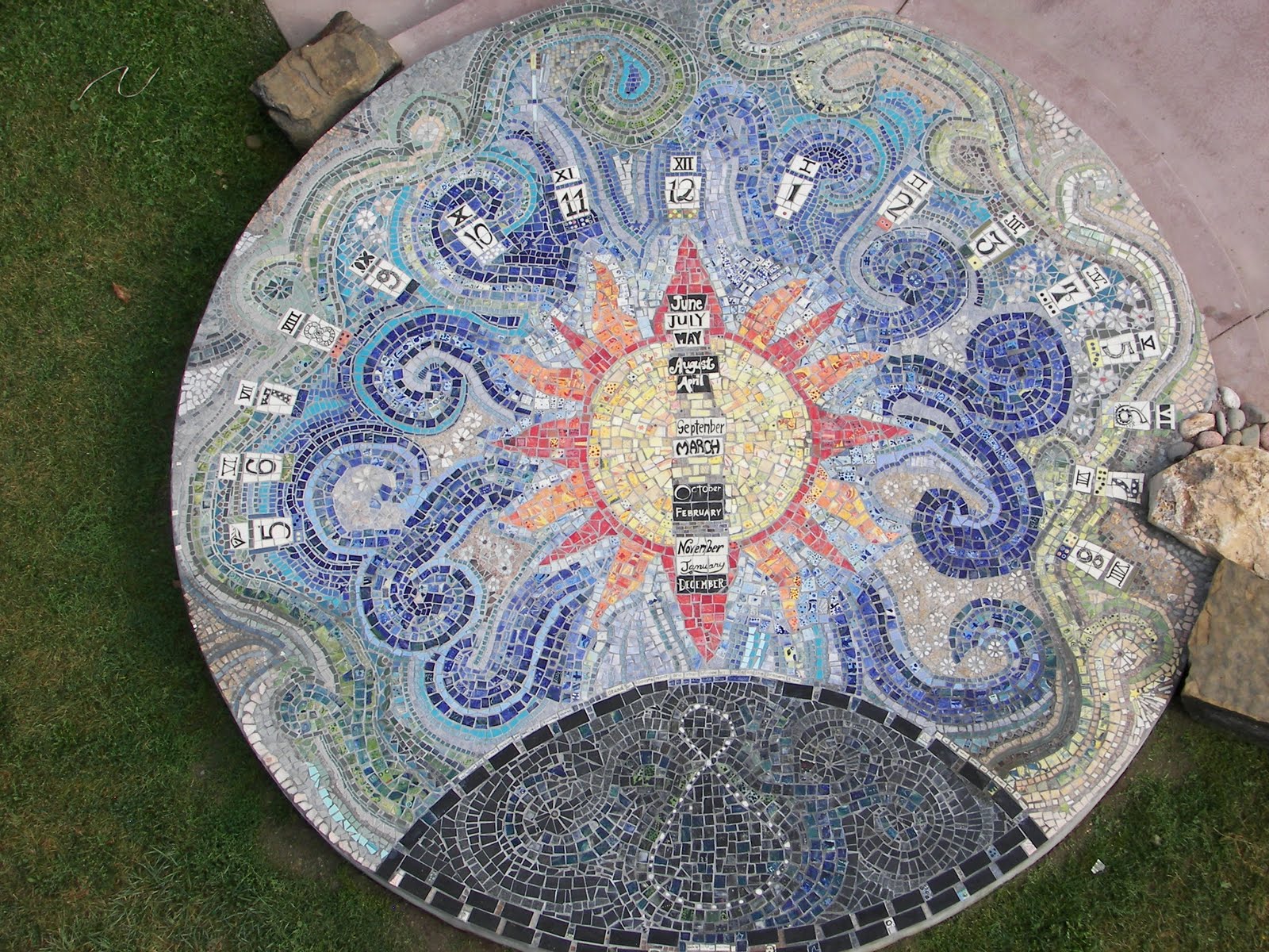 Mosaic Sundial