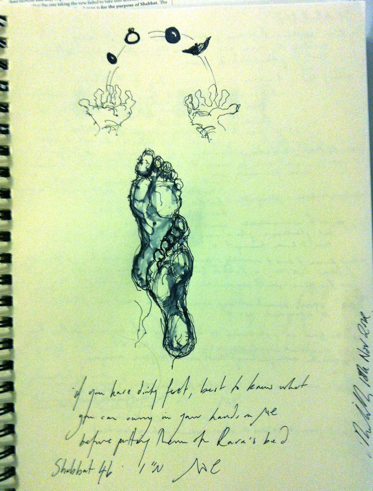 draw yomi: drawing the talmud, a page a day: November 2012
