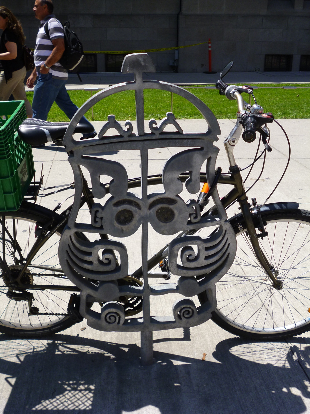 oreneta aground (but missinaibi's afloat!): super cool bike racks ...