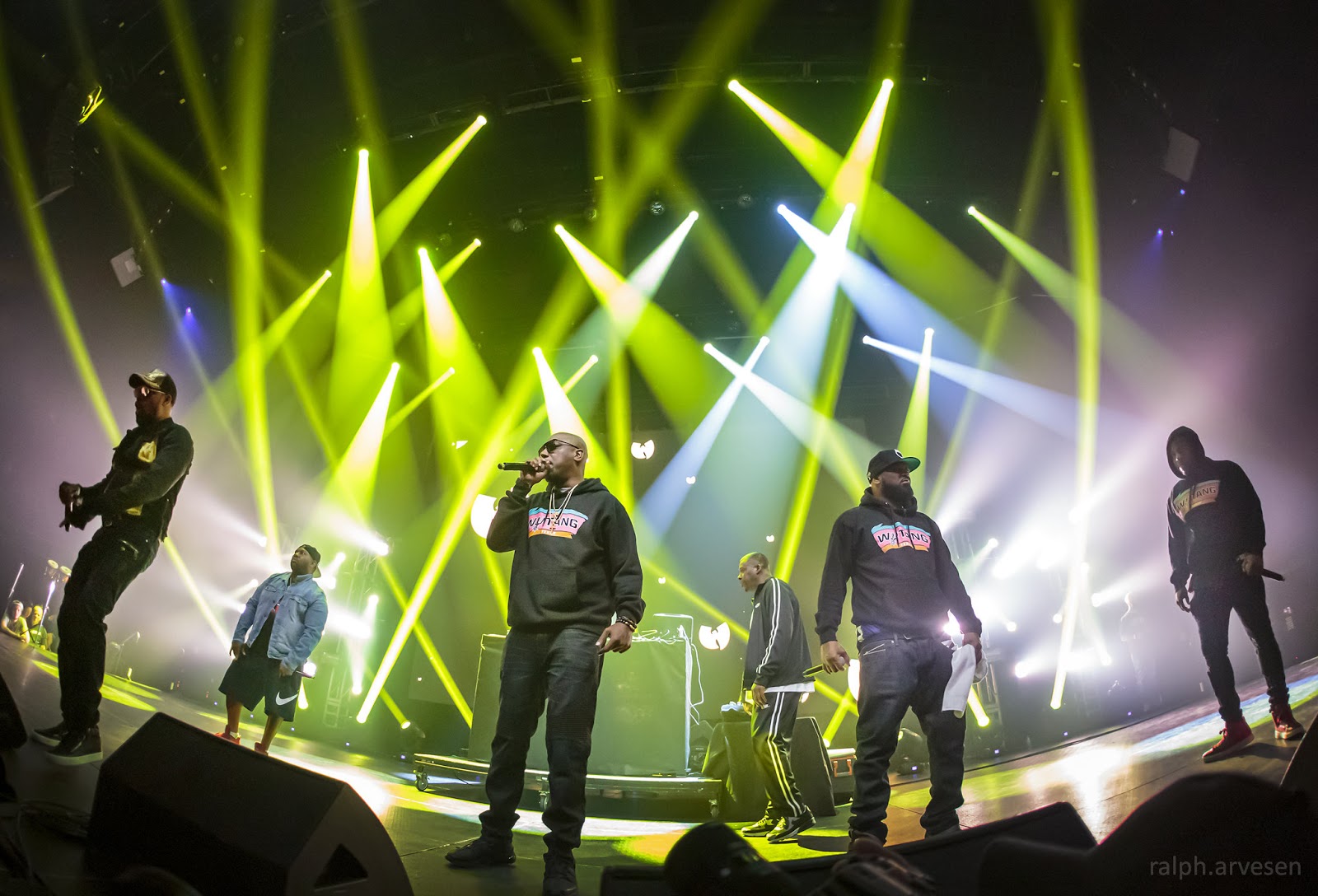 Wu-Tang Clan performing at the ACL Live Moody Theater in Austin, Texas