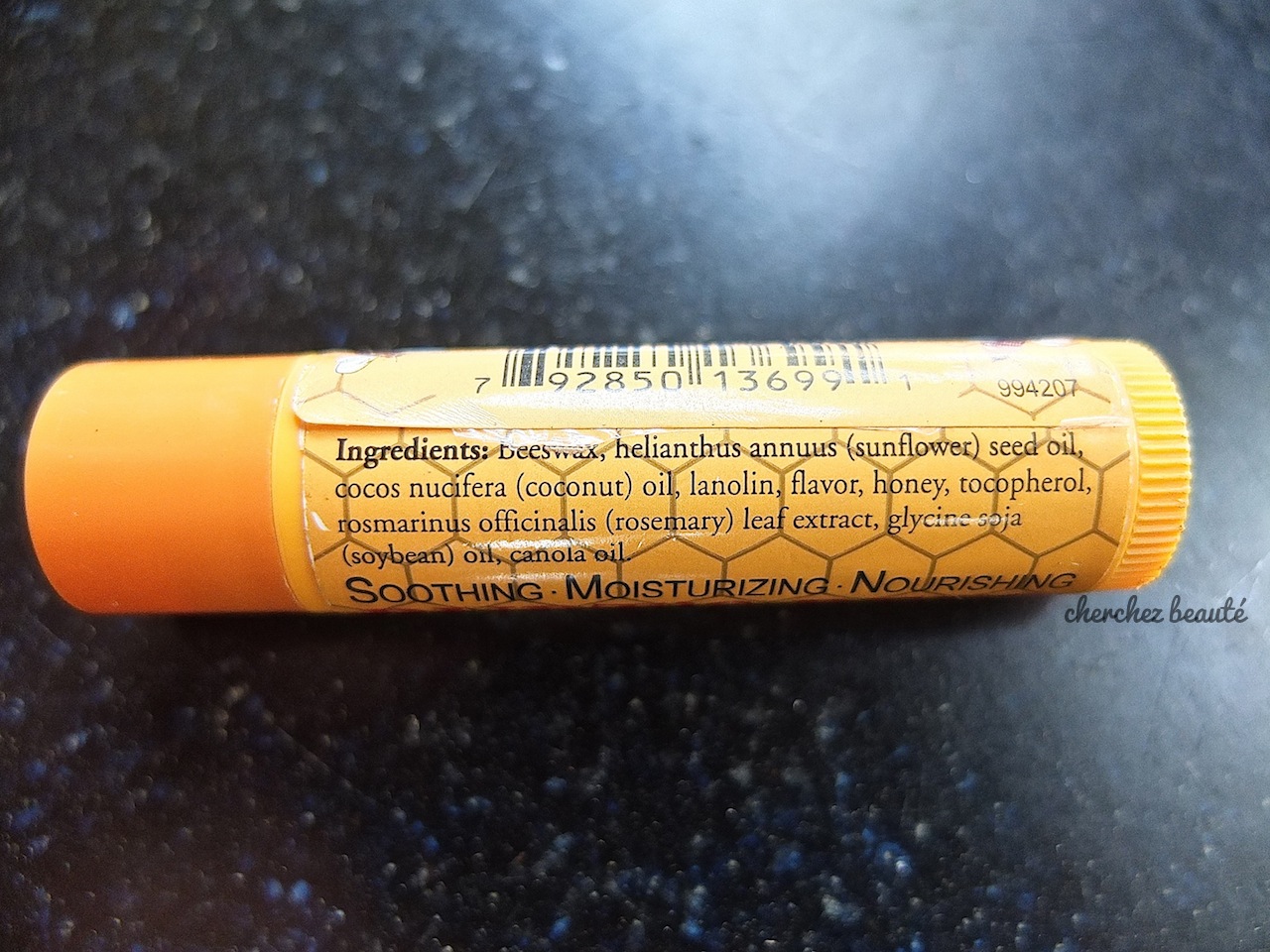 Cherchez Beauté: Burt's Bees Honey Lip Balm Review and Pictures