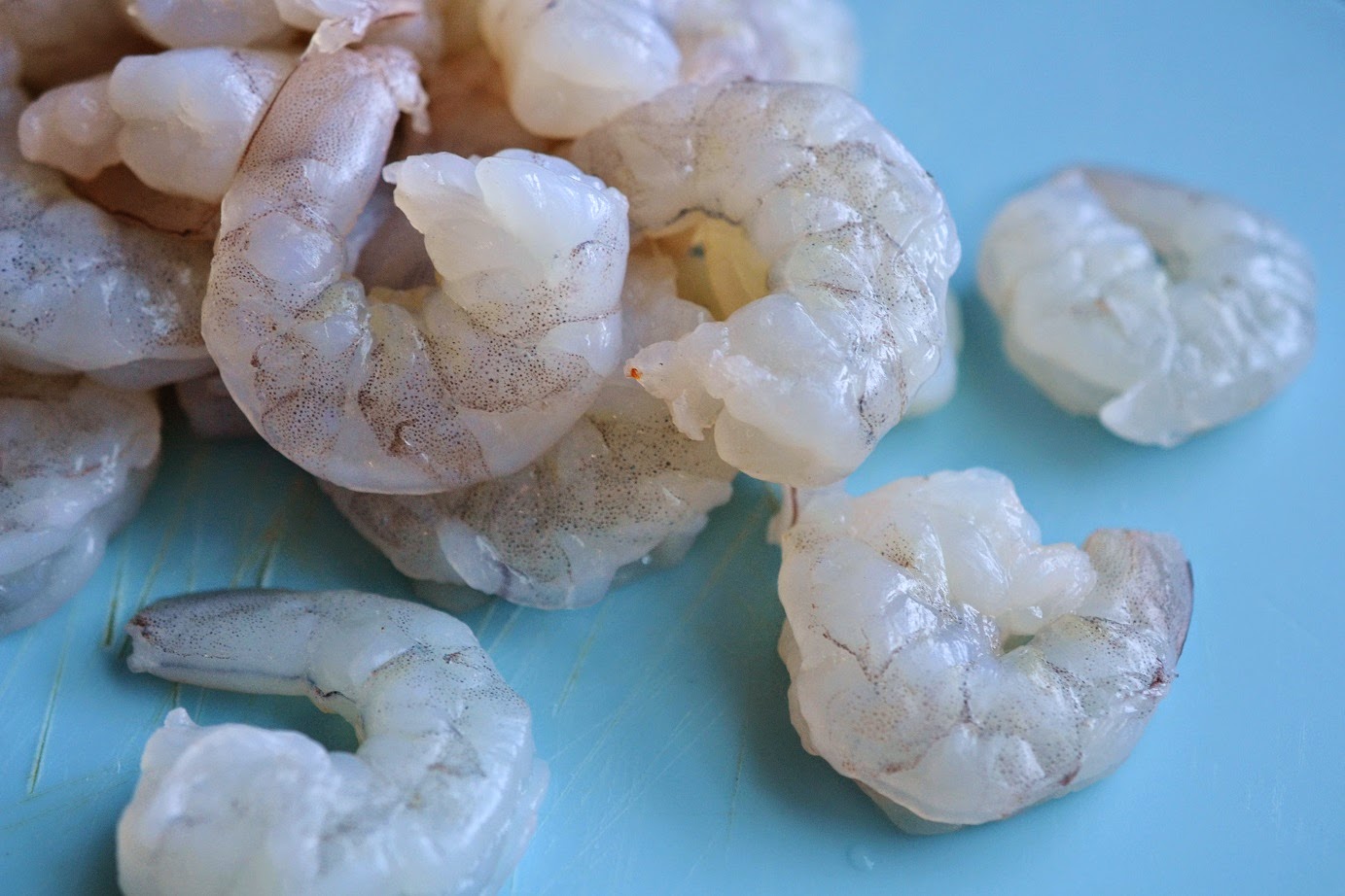 Greedy Girl : Creamy shrimp scampi pasta