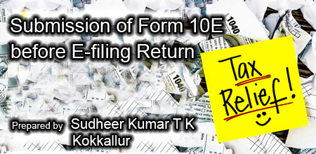 HEADTEACHER'S BLOG: Preparation of 10E Form in E Filing