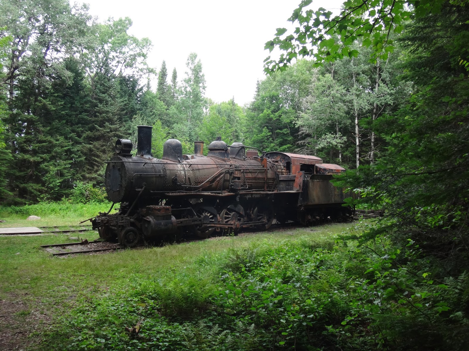 double d mountain runner: Allagash Wilderness - Abandoned trains