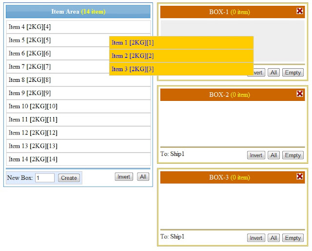 Artan's Blog: jQuery Multiple Draggable and Droppable