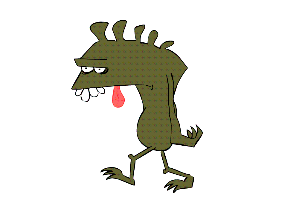 AKI GIFS: Gifs animados Monstro