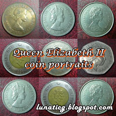 Queen Elizabeth II coin portraits | Lunaticg Coin