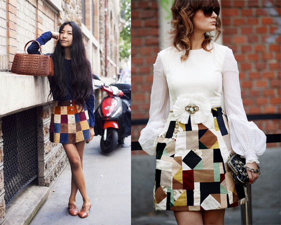 Un lloc de patchwork: Moda en patchwork