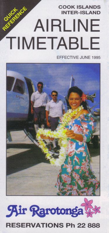 Airline memorabilia: Air Rarotonga (1995) [completo]