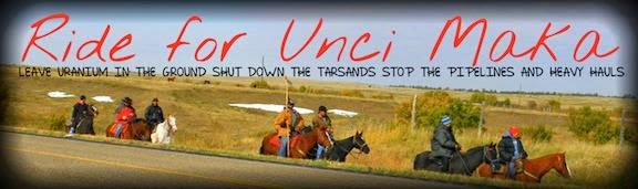 CENSORED NEWS: Horseback Ride for Unci Maka: Stop tarsands, uranium ...