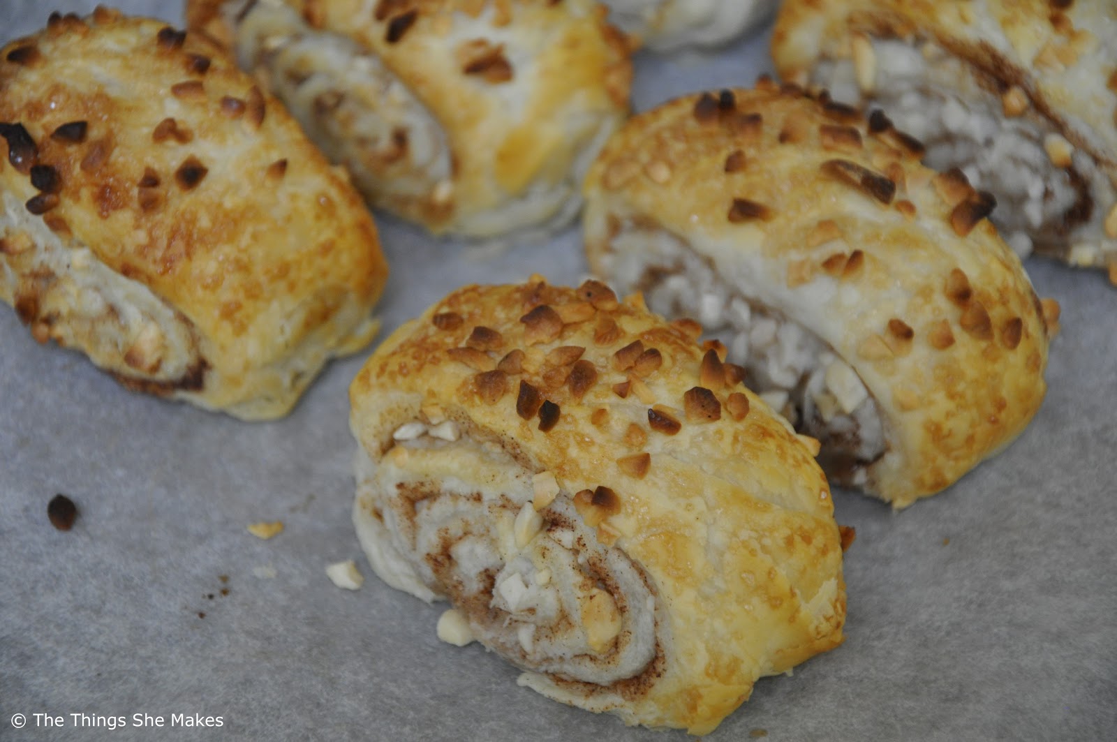 Cinnamon and Nut Pastries | The Things She Makes