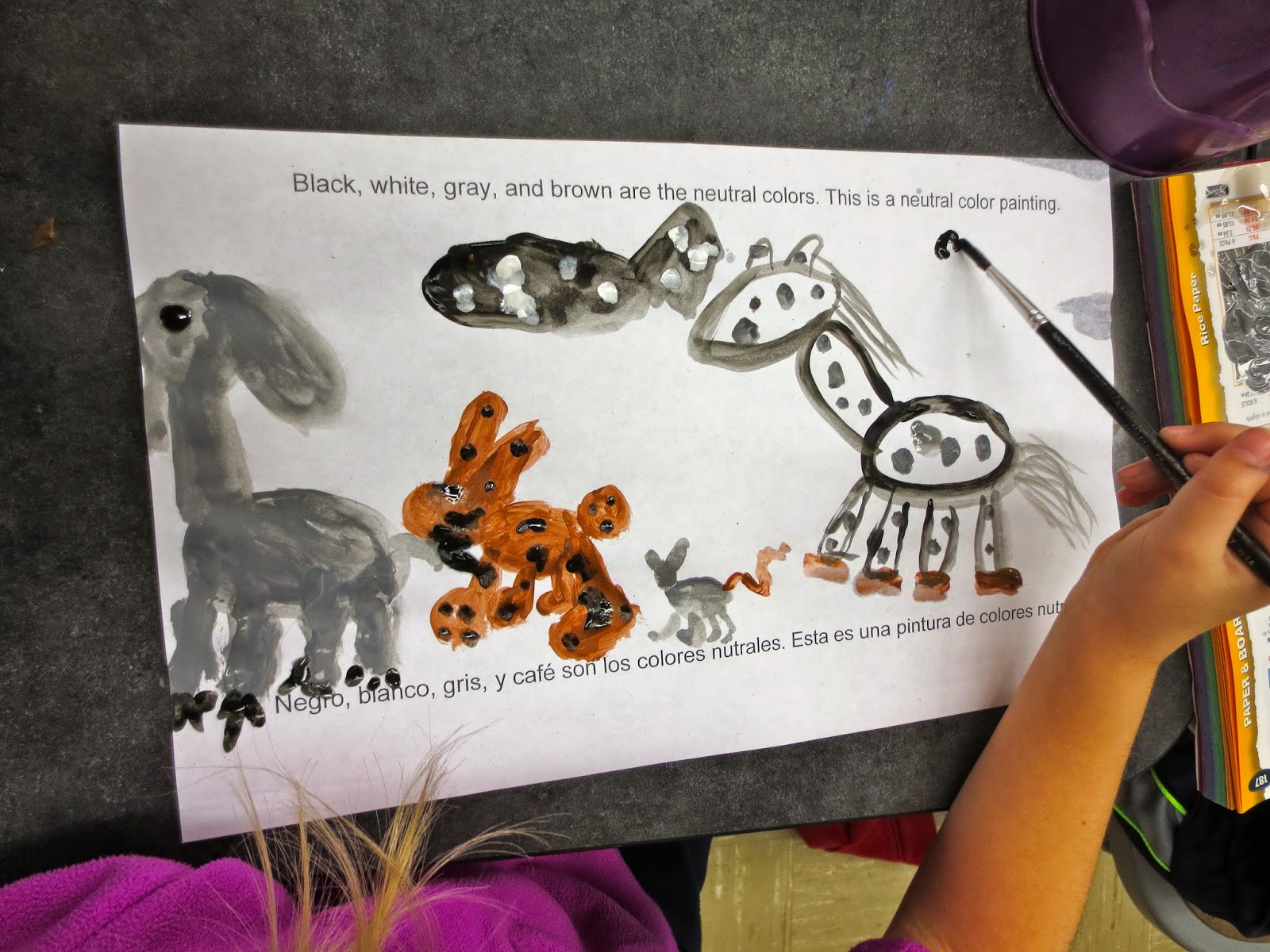 Zilker Elementary Art Class: First Grade Color Books