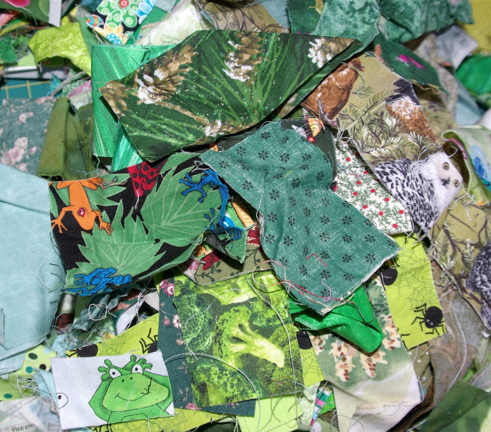 Sane, Crazy, Crumby Quilting: Going Green