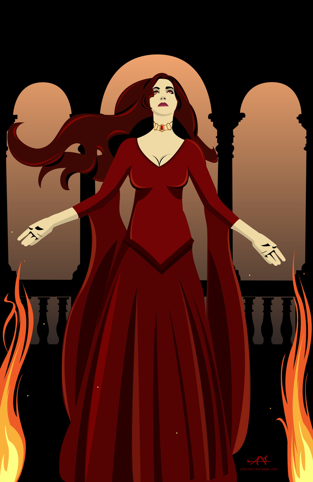 Game Of Thrones : Melisandre Fan Art