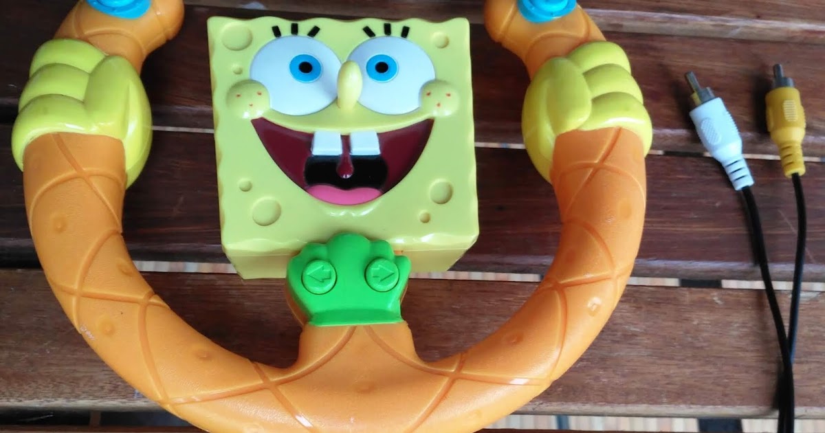 Retro Ordenadores Orty: Consola (volante) Jakks Pacific Bob Esponja (2009)