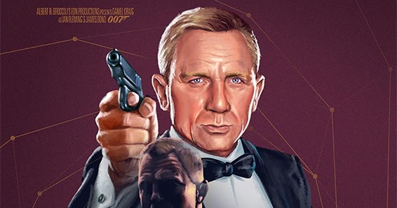 Illustrated 007 - The Art of James Bond: Craig Tribute Artwork
