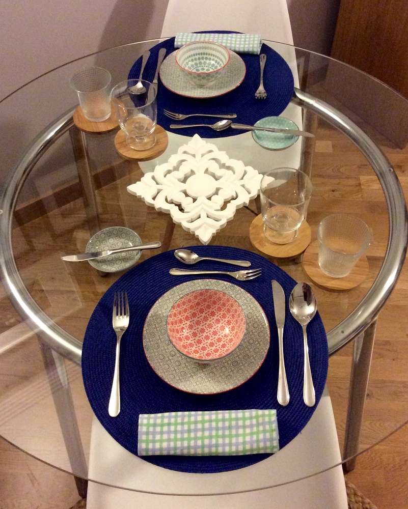 Mesa para cena informal