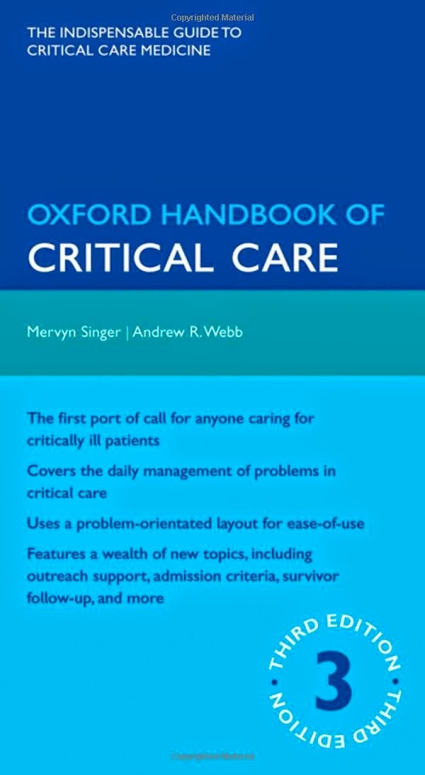 Oxford Handook of Critical Care 3rd edition | Medical Books Free Download