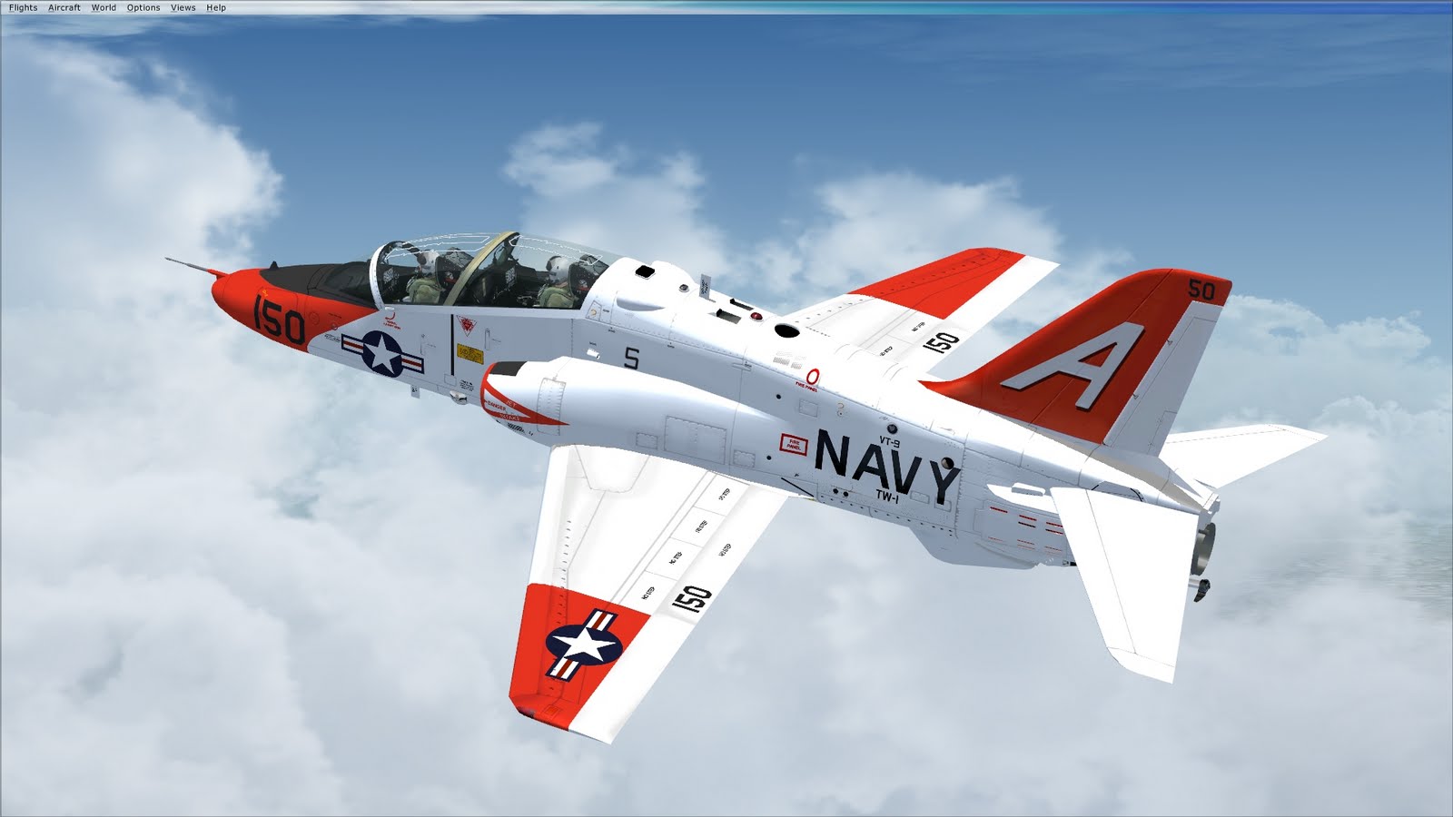 IndiaFoxtEcho Visual Simulations: T-45C External model complete
