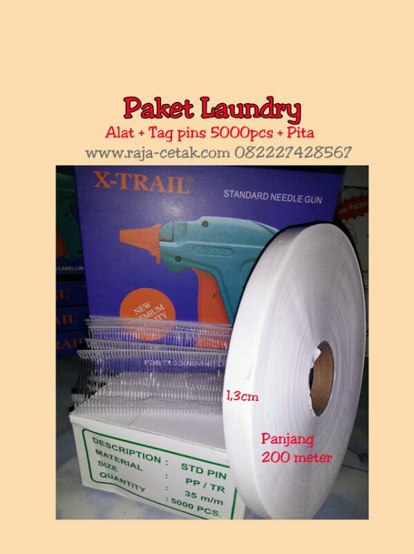 Paket Peralatan Laundry (Penanda Laundry + Tag Gun + Tag Pin ...