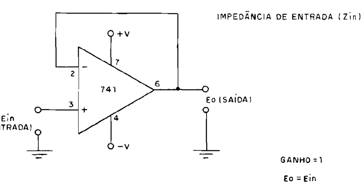 ELETRÔNICA GERAL: Amplificador Operacional 741