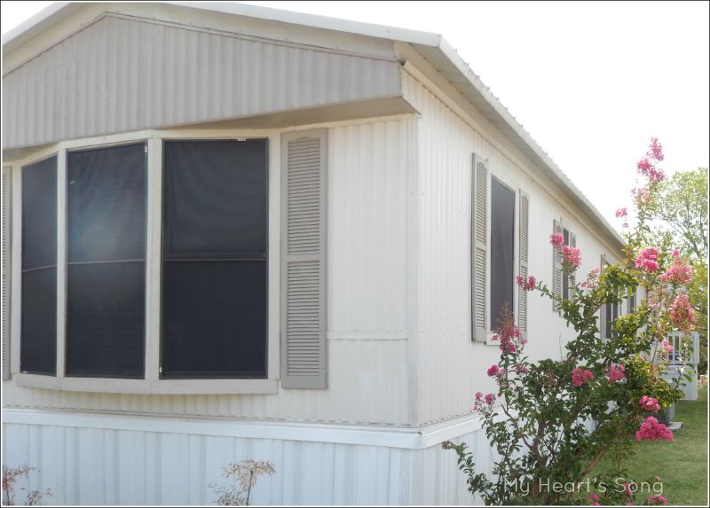 Mobile Home Exterior - Before/After