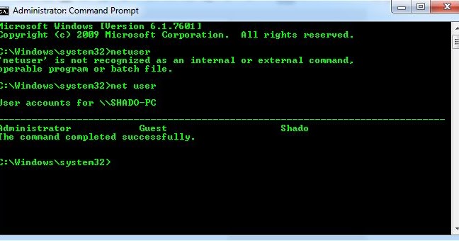 How to change windows startup password?