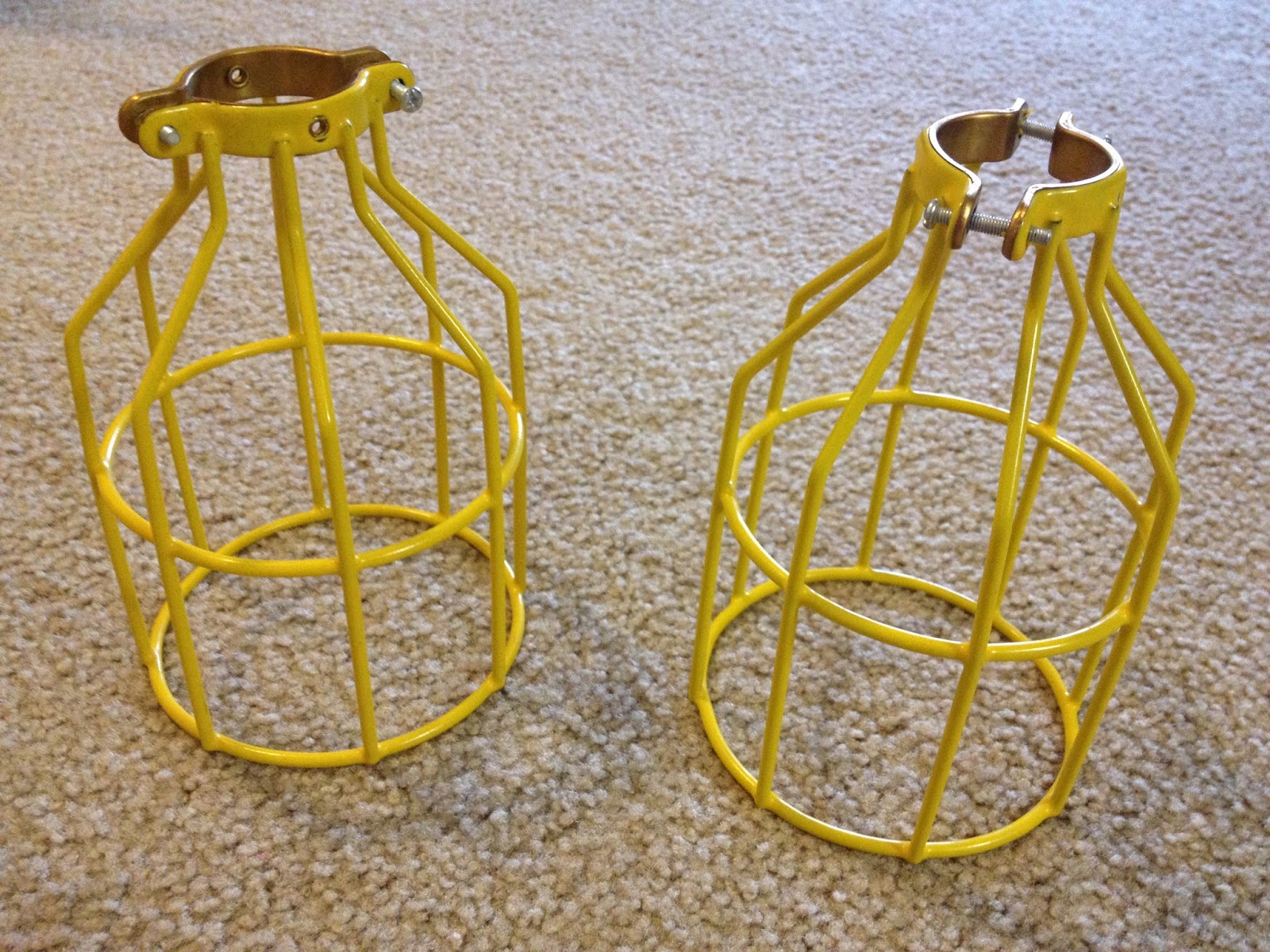 Inspired Whims: Light Cage Industrial Pendant Lights