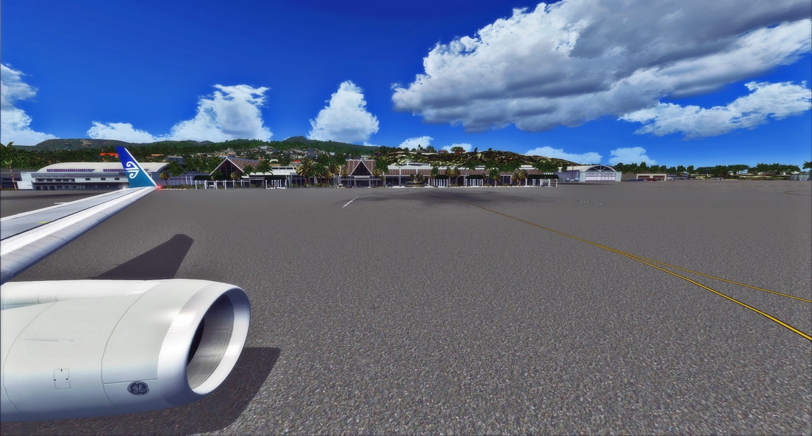 FSX: Flight ANZ40 Auckland International, NZAA to Tahiti Faaa ...