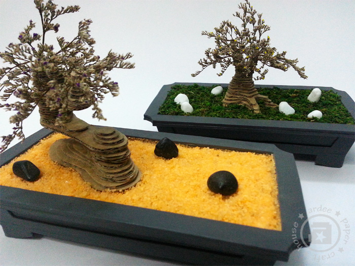 Miniature Cardboard Bonsai Tree | ardee's creation