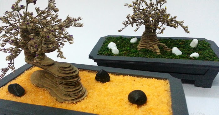 Miniature Cardboard Bonsai Tree | ardee's creation