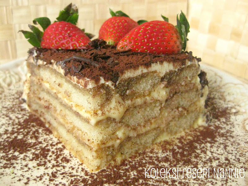 RESEPI NENNIE KHUZAIFAH: KEK TIRAMISU - resepi pertama tahun 2012