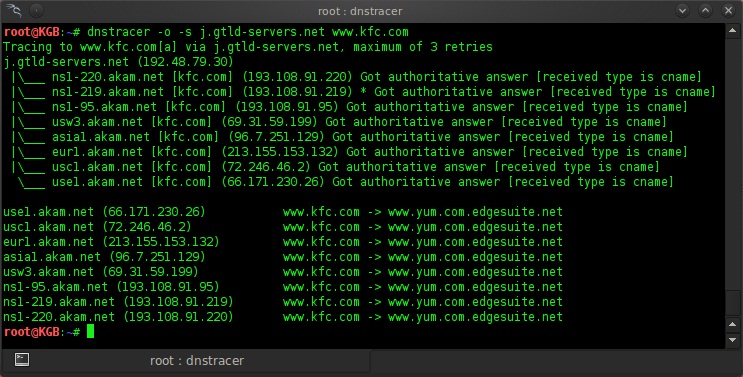 DNSTracer (DNS Route) :: Tools - ToolWar | Information Security (InfoSec) Tools