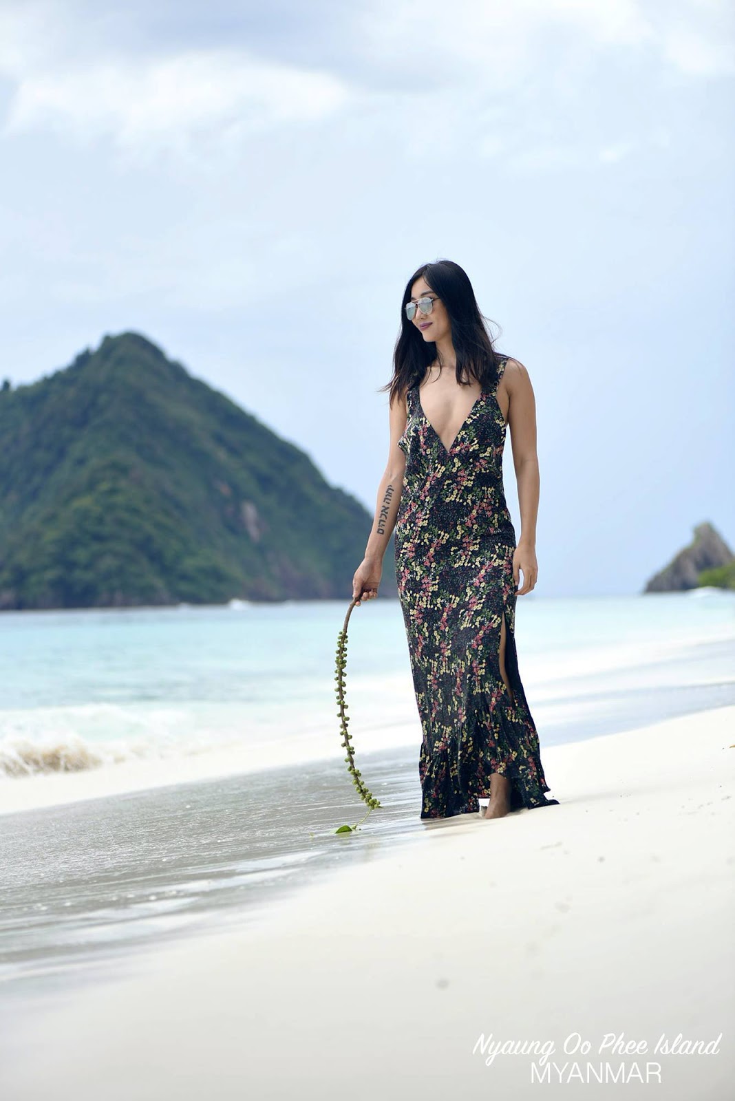 Lu Lu Aung Photoshoot In Nyaung Oo Phee Island Myanmar