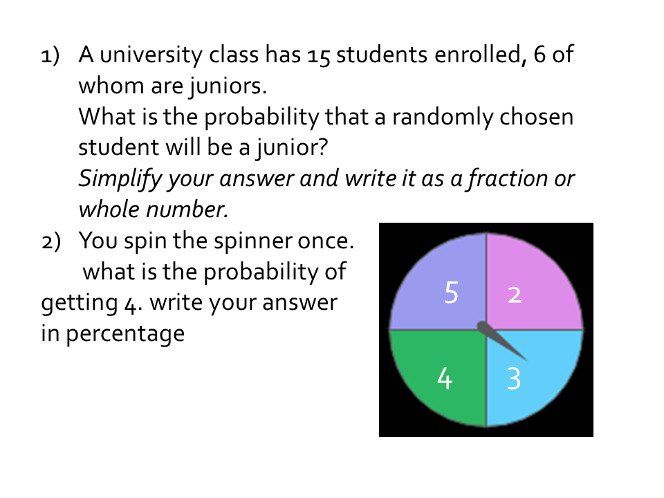 Math 7 Semester 2 Chapter 1 Probability Math 7 Semester 2 Chapter 1 Probability