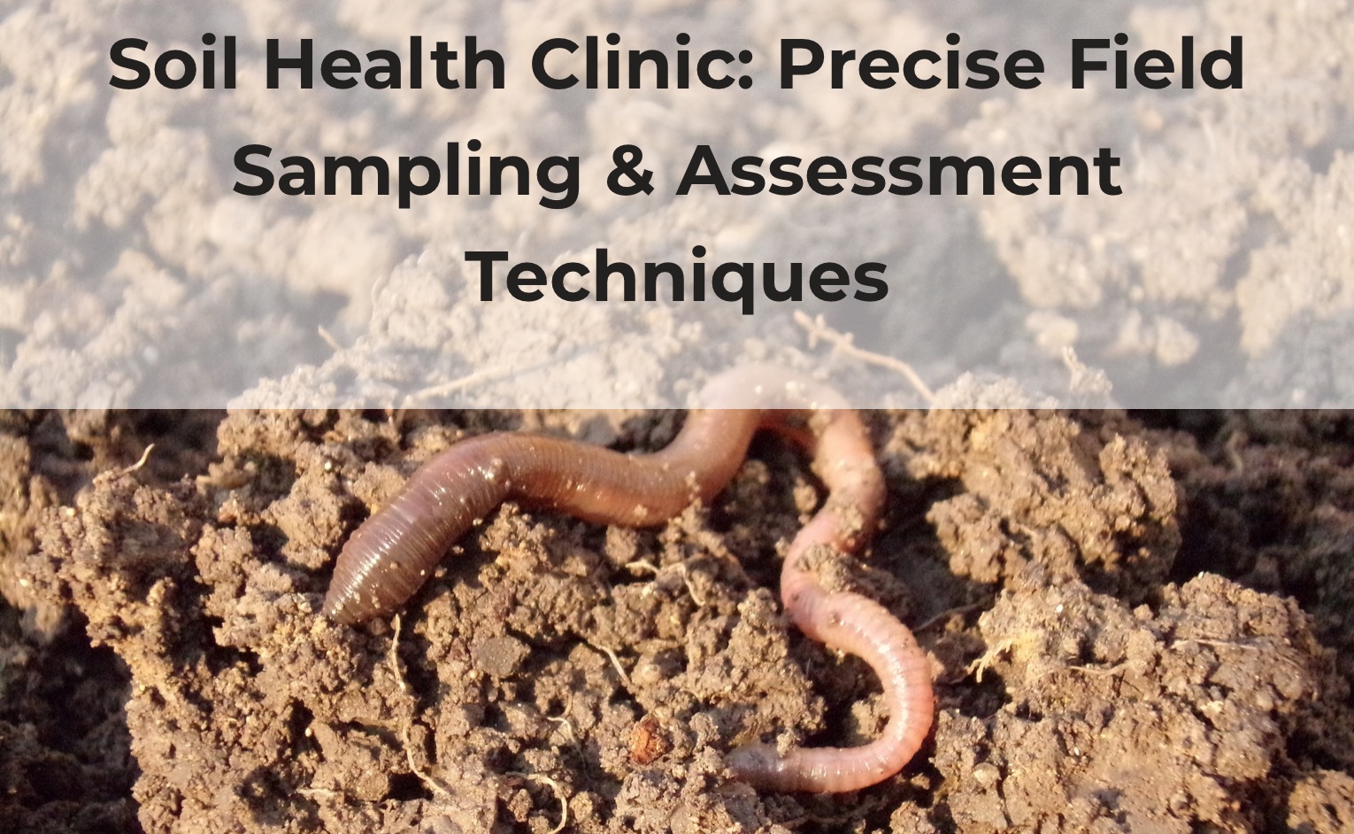 PA Environment Digest Blog: PASA: Free Soil Health Clinic: Field ...