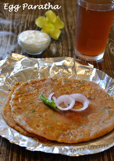 How to make Egg Paratha / Spicy Andda Parantha / Step by Step: