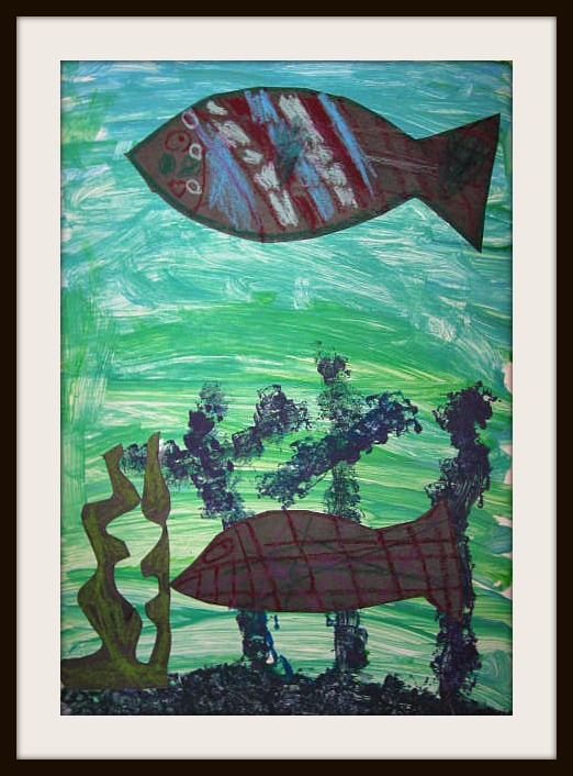 MaryMaking: Fish Collages