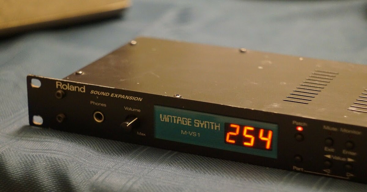MATRIXSYNTH: Roland Sound Expansion Vintage Synth M-VS 1 SN ZI24153