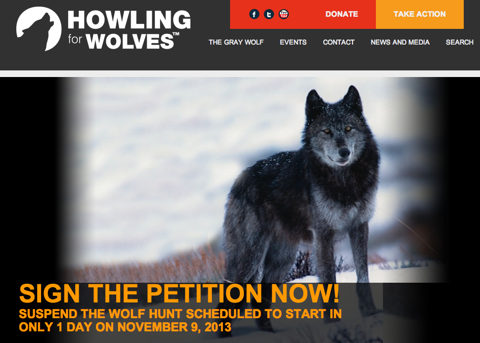 STOP WOLF HUNTS: MINNESOTA WOLVES ~ ACTIONS ~ NEWS