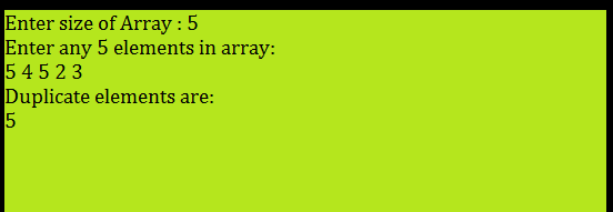 Write A C Program To Find Duplicate Elements In Array Viatutorials